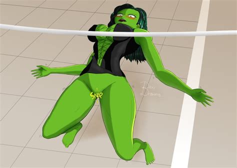 Rule 34 1girls Bottomless Breasts Dibudrawing Female Jennifer Walters