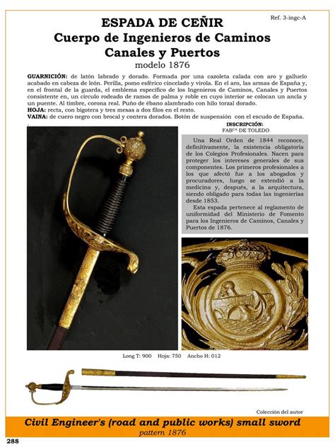 Espada De Ceñir Elegancia Y Tradición Para Ingenieros ⚔️ Mundoespadas ⚔️