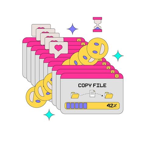 Premium Vector Retro Computer Chat Screen Print Concept Cute Old Desktop Messenger Interface