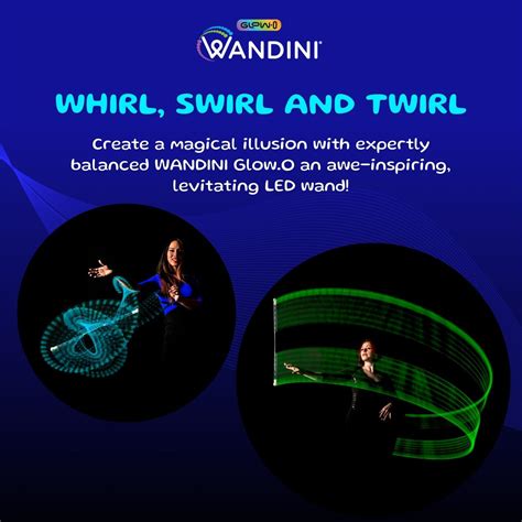 Wandini Glow0 Led Light Magic Wand Collapsible
