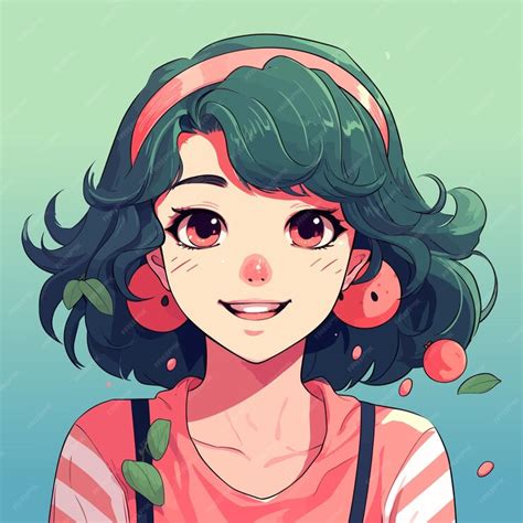 Premium Vector Vector Illustration Kawaii Delight Adorable Anime Girl