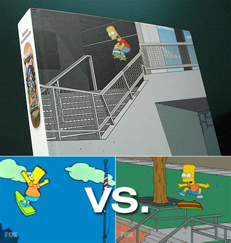 Bart Simpson Skateboarding In The Simpsons Movie