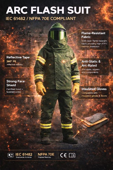 Arcflash Nfpa70e Iec61482 Threeforcecares Electricalsafety Ppe