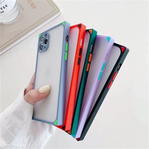 Squared Frosted Matte Smoke Case For Redmi A I Shockproof Matte Back Cover At Rs