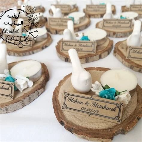 خرید و قیمت گیفت شمع و مرغ آمین گیفت چوبی پک 10 عددی قیمت هر عدد 35000 تومان ترب