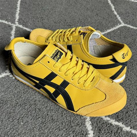 Onitsuka Tiger Mexico 66 Yellow and Black “Kill... - Depop