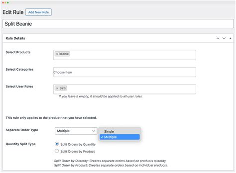 Advanced Split Order Woocommerce Marketplace