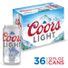 Coors Light Beer American Light Lager Beer 42 Abv 36 Pack 12 Oz