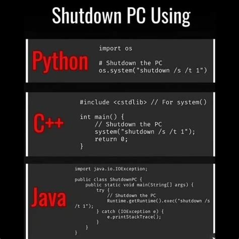 Pc Python Java C Shutdown C Coding Programming Funny Youtube