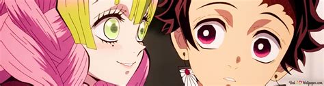 Tanjiro Kamado And Mitsuri Kanroji 4k Wallpaper Download