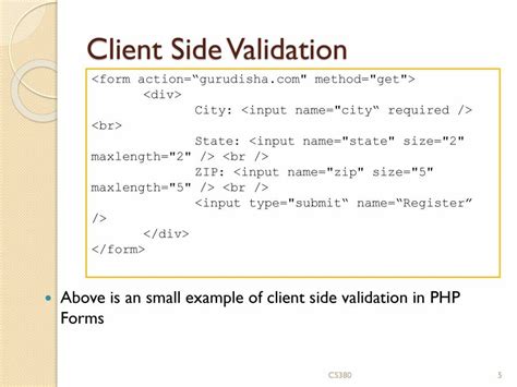 PHP Form Validation PowerPoint Slides LearnPick India