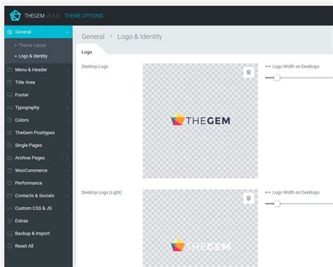 general thegem wordpress woocommerce theme documentation