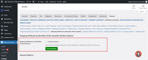 WooCommerce Shipping Methods By Min Max Order Quantity Plugin Booster For WooCommerce