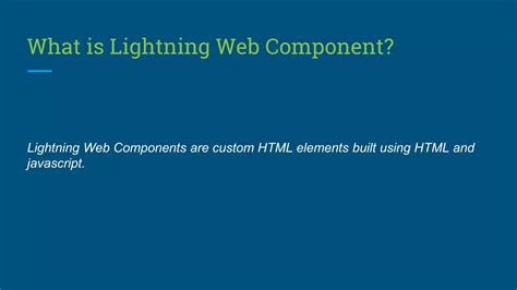 lightning web components introduction component lifecycle events