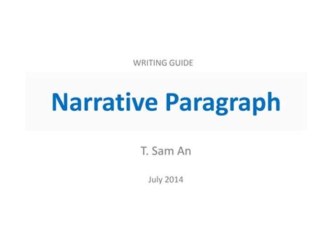 Sample Narrative Essay Docx
