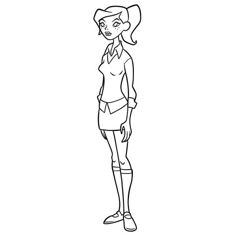 Ben Gwen Coloring Pages Model Coloring Page Free Model Online
