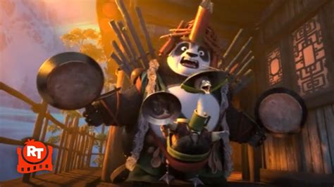 Kung Fu Panda 3 Double Dad Defense Scene Youtube