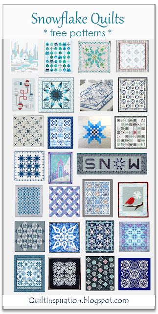 Quilt Inspiration Free Pattern Archive Snowflake Quilt Quilt