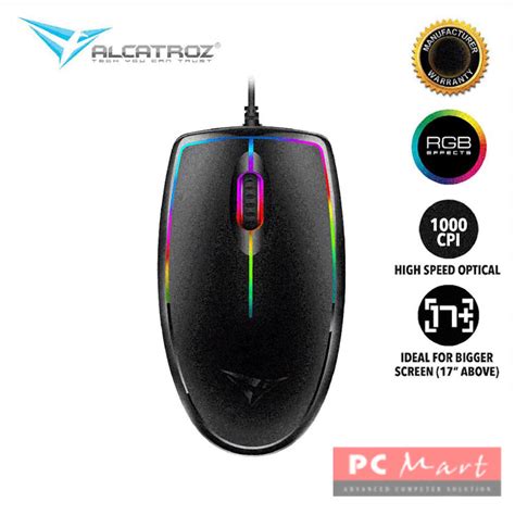 Alcatroz Asic 7 Rgb Fx Gaming Mouse 3m Pc Mart Matara