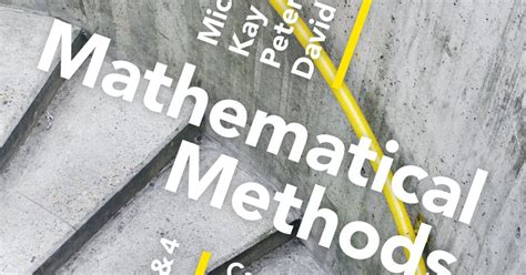 Math Methods 3and4 R Vce