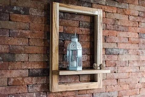 Wooden Rectangle Wall Shelf At ₹ 1090 00 Wood Wall Shelf Id