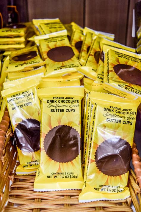 Trader Joe's Dairy-Free Dark Chocolate Sunflower Seed Butter Cups | Dairy-Free Trader Joe's ...