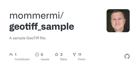 github mommermi geotiff sample a sample geotiff file