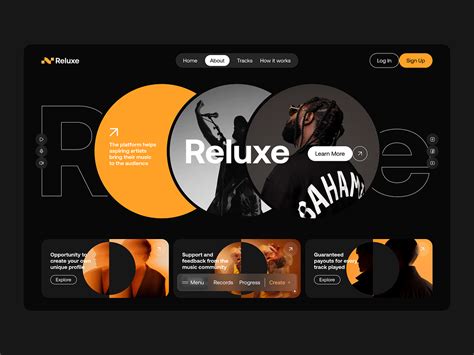 Best 13 Dark Personal Portfolio Website Design Template For Framer