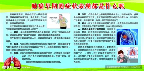 肺癌知识宣传设计图展板模板广告设计设计图库昵图网