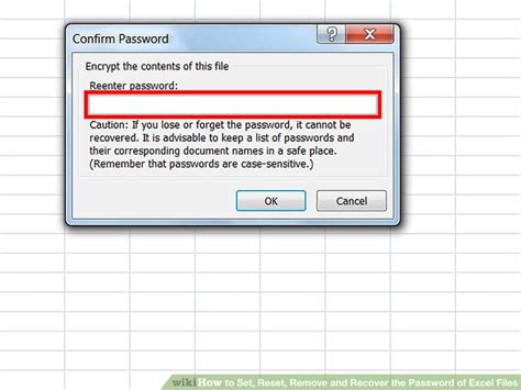 5 Ways To Set Reset Remove And Recover The Password Of Excel Files