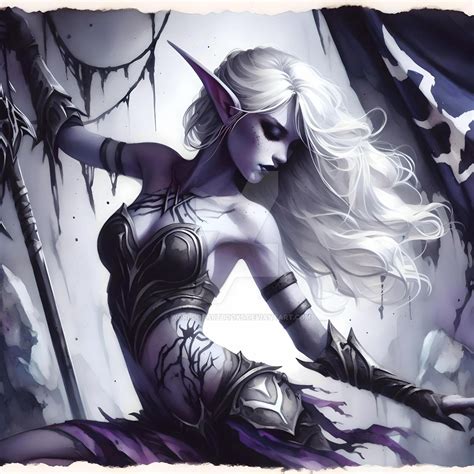 Drow Fighter Dnd Adoptable By Worldofartbooks On Deviantart