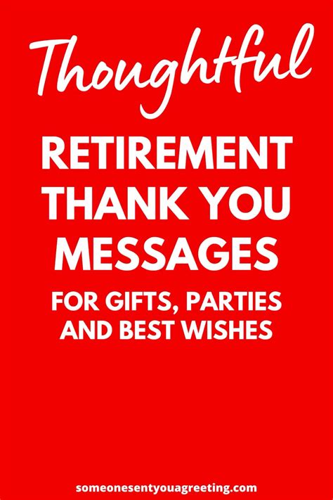40 Ways To Say Thank You For The Retirement Party Artofit