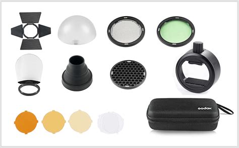 Godox Kit S R1 E Ak R1 Flash Diffusore Light Softbox Speedlite Flash Accessori Con Supporto