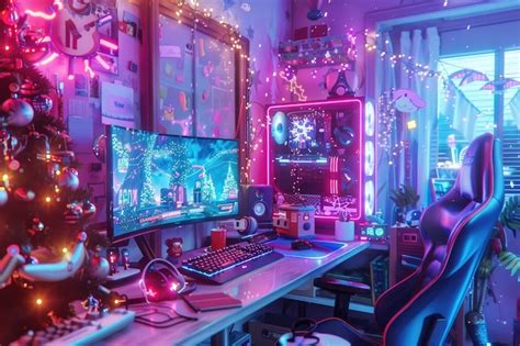 Festive Candycore Aesthetic In Gaming Premium Ai Generated Image