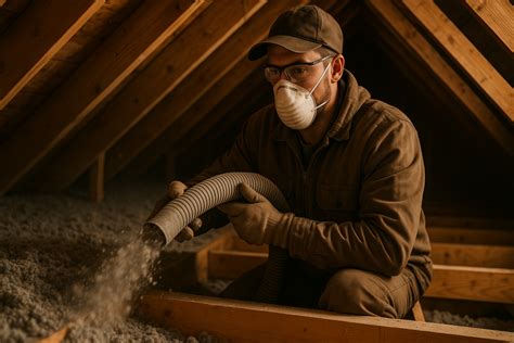Step By Step Cellulose Attic Insulation Edmonton Insulation Police Ltd