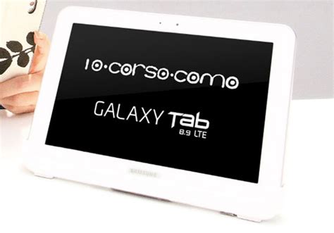 The Sexiest White Tablet Comes Sexier Galaxy Tab Lte With Corso Como Limited Edition