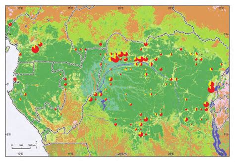 1 Spatial Distribution Of Deforestation Red And Forest Degradation