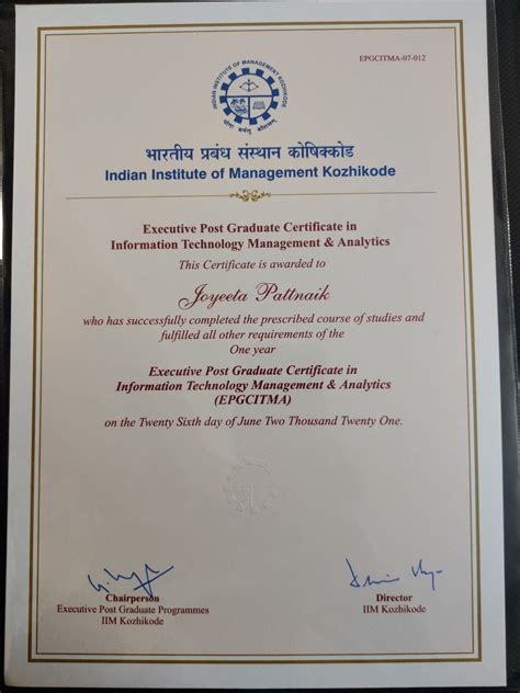 Joyeeta Pattnaik On Linkedin Iimkozhikode 54 Comments