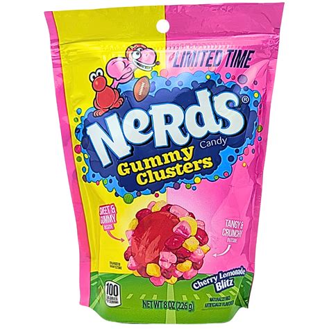 Nerds Gummy Clusters Cherry Lemonade Blitz 8oz Candy Funhouse Us