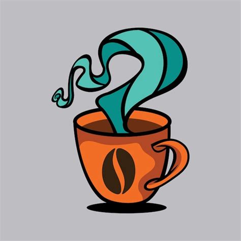 Premium Vector Hot Coffee Cup Logo