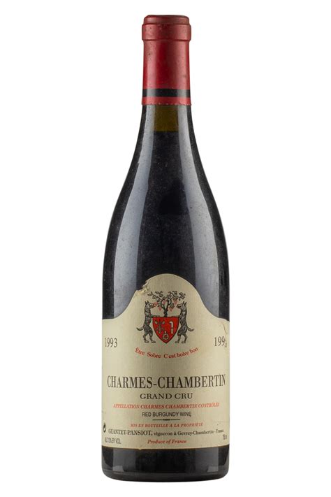 Charmes Chambertin Geantet Pansiot 1993 Hedonism Wines