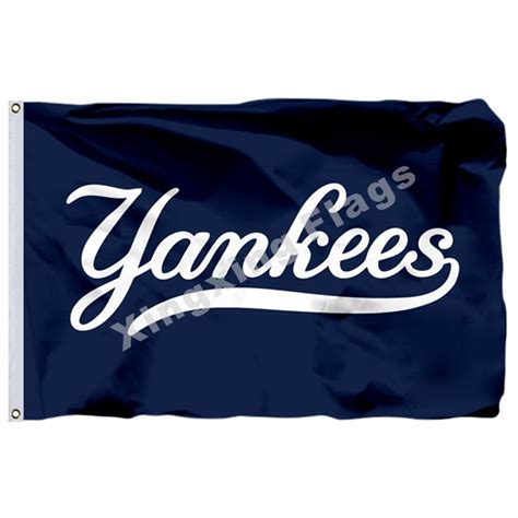 New York Yankees Flag 3ft X 5ft Polyester Mlb Team Banner Flying Size