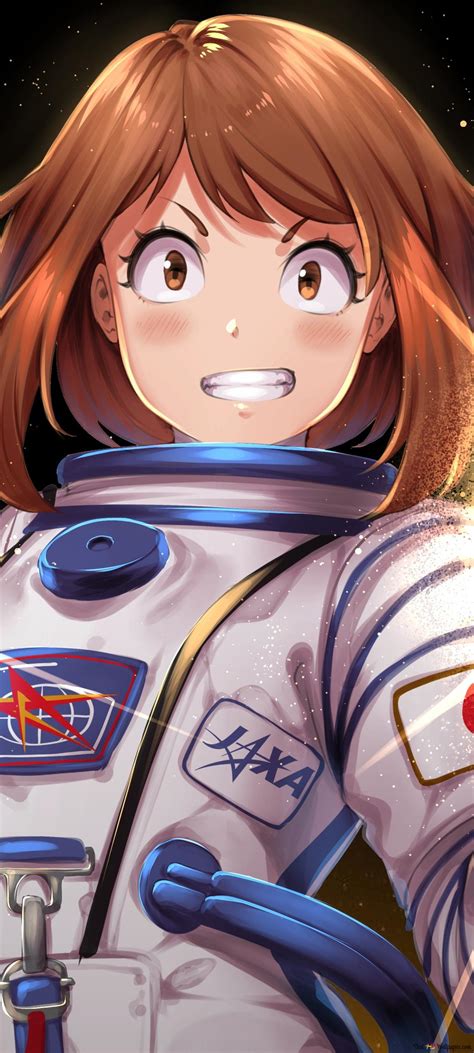 Ochaco Uraraka Astronaut 2k Wallpaper Download
