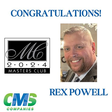Please Help Us Celebrate Rex Powell Another Proud Recipient Of The