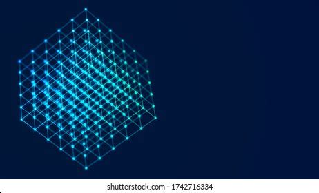 Wireframe Cube Images Stock Photos Vectors Shutterstock