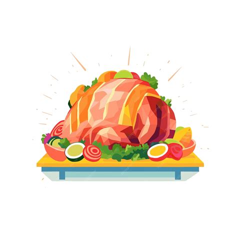 Premium Vector Traditional Filipino Cuisine Called Lechon Pork Belly Flat Vector