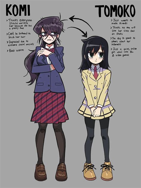 Kuroki Tomoko And Komi Shouko Watashi Ga Motenai No Wa Dou Kangaetemo