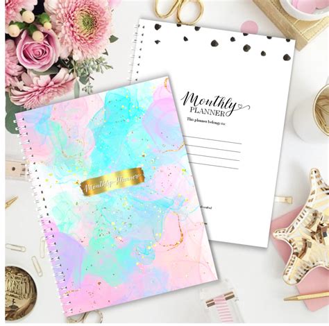 Monthly Planner Misty Eyeshadow Planner Girl Collection