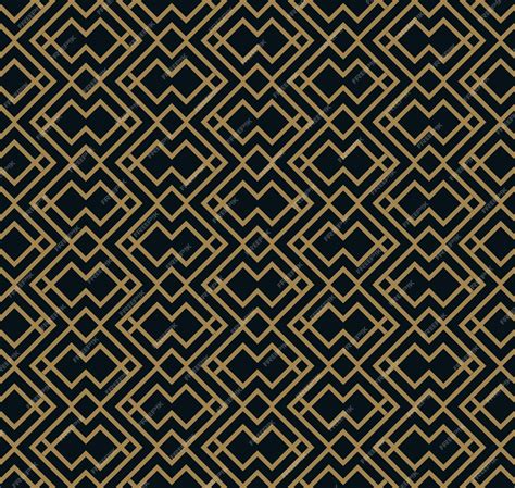 Premium Vector Abstract Geometric Pattern With Lines A Seamless Vector Background Blue Black