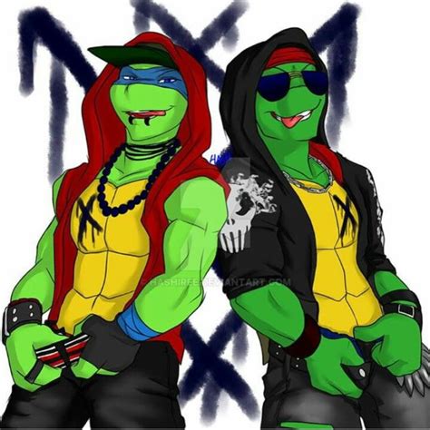 Raph And Leo Tmnt Artwork Ninja Turtles Art Tmnt Characters